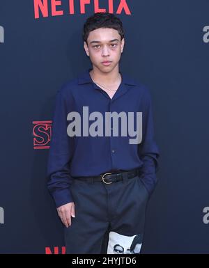 Jason Genao at Netflix's "Stranger Things" Season 3 premiere held at ...