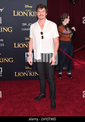 Pedro Pascal arrives at The Lion King' film premiere at Dolby Theatre ...