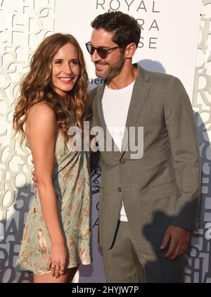 Meaghan Oppenheimer and Tom Ellis arriving to the American Friends of ...