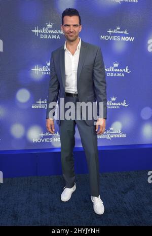 Benjamin Ayres arrives at the Hallmark Channel and Hallmark Movies and ...