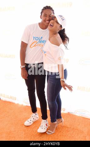 Diesel Braxton-Lewis and Toni Braxton attending the Michael B. Jordan ...