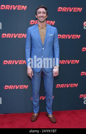 Lee Pace attending the premiere of Driven, in Los Angeles, California ...