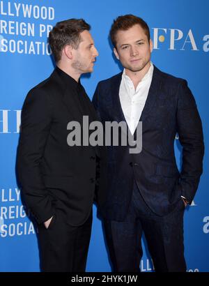 Taron Egerton and Jamie Bell arrives at the 2019 British Academy ...