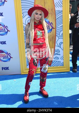 Zavia Ward attending the Teen Choice Awards 2019 held at the Hermosa ...