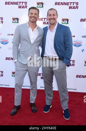 Michael Roark and Neal Roark at the premiere of 'Bennett's War' held at ...