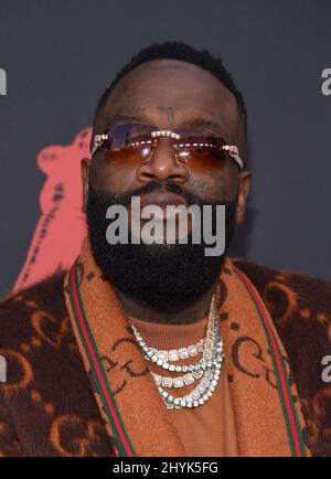 Rick Ross arriving on the red carpet at the 2019 MTV Video Music Awards ...