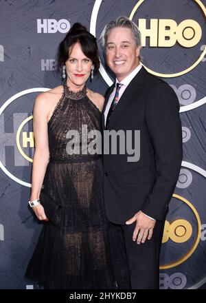Annabeth Gish and Wade Allen attending the season one premiere of ...