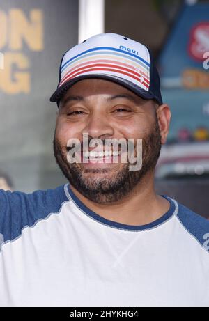 Colton Dunn arrives at the world premiere of "The Recruit" on Thursday ...