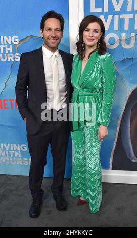 Paul Rudd and Aisling Bea arriving to the Netflix premiere of '€˜Living ...