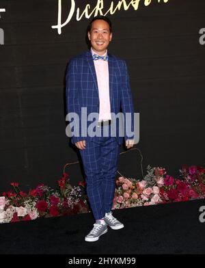 Kevin Yee arrives at the premiere of "Dickinson" on Monday, Nov. 1 ...