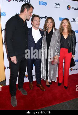 Peter Hermann and Mariska Hargitay Opening night after party for the ...