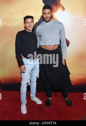 Eric Aviles and Jeffrey Bowyer-Chapman at the 'Ready or Not' film ...