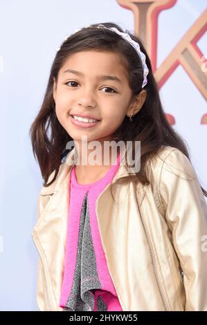 Jordyn Raya James at the "Klaus" Los Angeles Premiere held at the ...