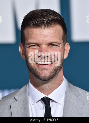 Jason New at the MIDWAY World Premiere held at Regency Village Theatre ...