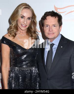 Tracy Pollan attending the 'A Funny Thing Happened on the Way to Cure ...