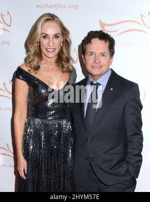 Tracy Pollan attending the 'A Funny Thing Happened on the Way to Cure ...