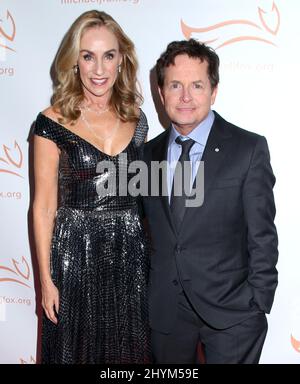 Tracy Pollan attending the 'A Funny Thing Happened on the Way to Cure ...