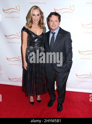 Tracy Pollan attending the 'A Funny Thing Happened on the Way to Cure ...