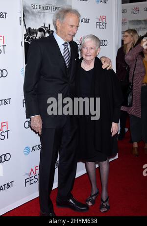 Clint Eastwood and Bobi Jewell attending the World Premiere of Richard ...