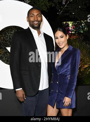 Metta World Peace and Maya Ford attend the Premiere of Netflix's 'El ...