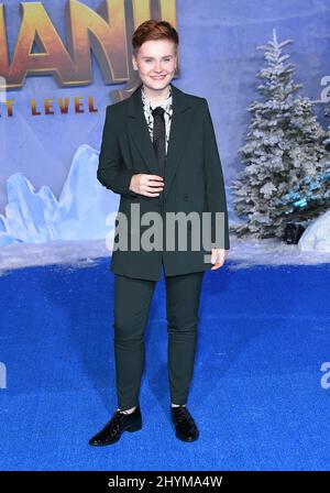 Morgan Turner arrives at the JUMANJI THE NEXT LEVEL Los Angeles ...