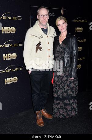 Matt Walsh and Morgan Walsh at HBO's "Avenue 5" Los Angeles Premiere ...