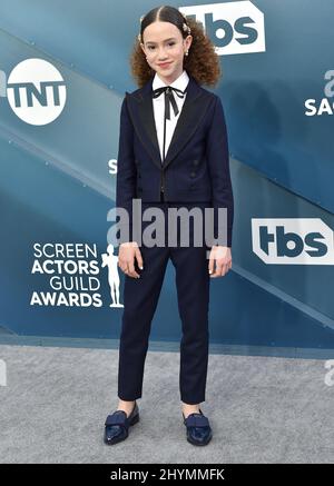 Chloe Coleman arrives at the 26th annual Screen Actors Guild Awards at ...