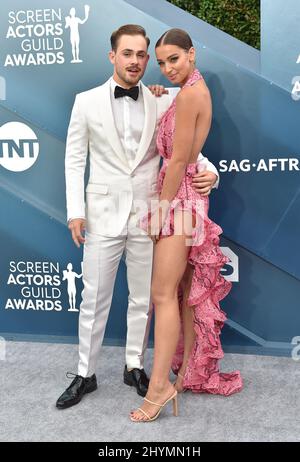 Dacre Montgomery and Liv Pollock arrives for the 26th Annual Screen ...