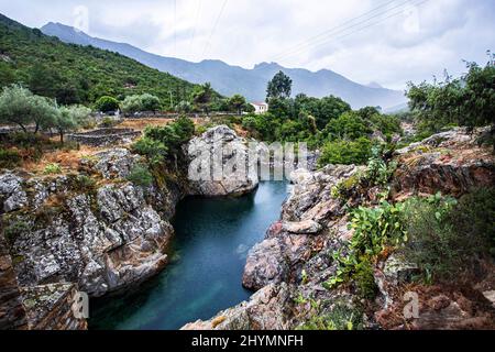 , Fango Valley, France, Corsica, Manso Stock Photo - Alamy