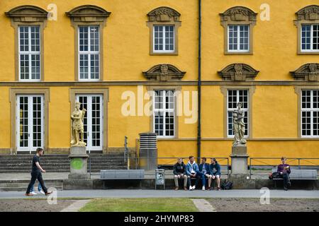 Palace, University, Neuer Graben, Osnabrueck, Lower Saxony, Germany ...
