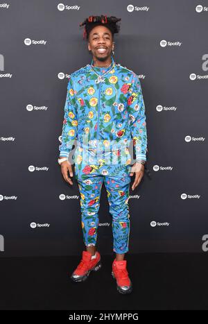 DAX arrives at the 2020 Spotify Best New Artist Party at The Lot ...