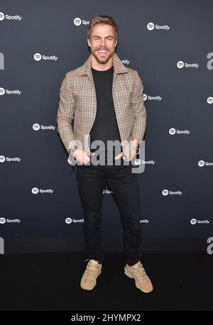Derek Hough at the Spotify Best New Artist 2020 Party, Arrivals, The ...