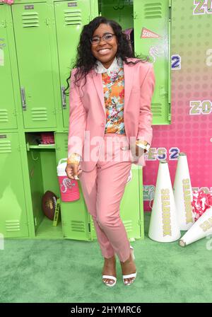 Carla Jeffery arriving to the Disney Channel Original Movie €˜Zombies 2 ...