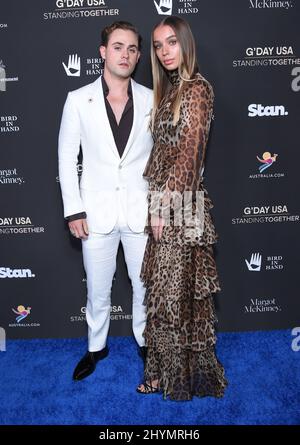Dacre Montgomery and Liv Pollock arrives for the 26th Annual Screen ...