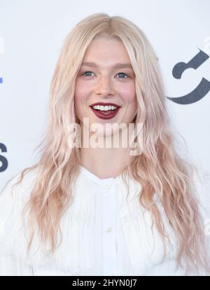 Hunter Schafer arrives at the Film Independent Spirit Awards on ...