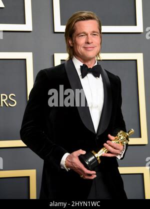 Brad Pitt in the 92nd Annual Academy Awards, Press Room, Los Angeles ...