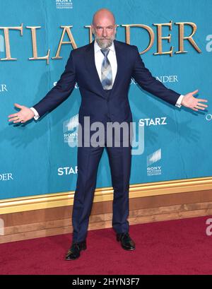 Graham McTavish attending the season five premiere of Outlander in Los ...