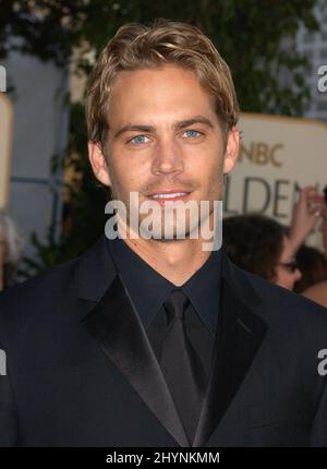 PAUL WALKER ATTENDS THE 60th ANNUAL GOLDEN GLOBE AWARDS AT THE HILTON ...