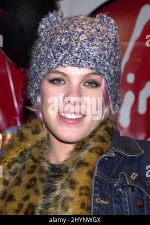 Pink signs copies of her album 'Missundaztood' at Virgin in West ...