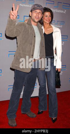 Christian Slater with wife Ryan Haddon and children at the UK premiere ...