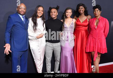 Iman Reid, Josh Reid, Storm Reid, Paris Reid and Robyn Simpson arriving ...