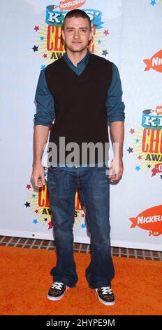 Justin Timberlake attends the 19th Annual Kids' Choice Awards at UCLA's ...