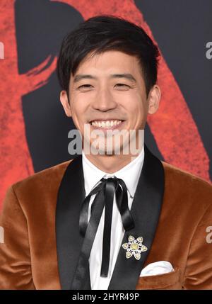 Jimmy Wong arrives at the Disney’s MULAN World Premiere held at the ...
