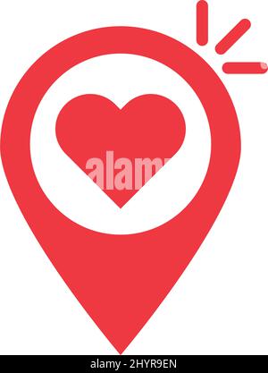 pin pointer like favorite place Stock Vector Image & Art - Alamy