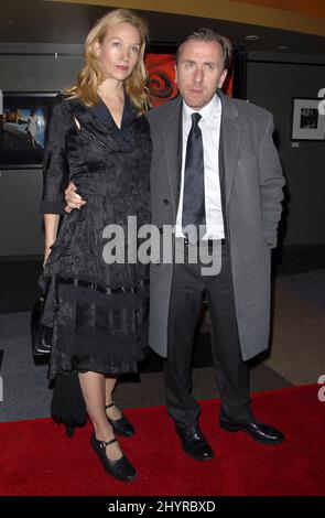 Tim Roth, Nikki Butler attend the 2017 Film Independent Spirit Awards ...