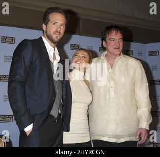 Ryan Reynolds, Hayden Panettiere and Quentin Tarantino at The 65th ...