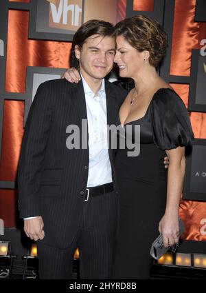 Emile Hirsch,Marcia Gay Harden arrive for the Critics Choice Awards in ...
