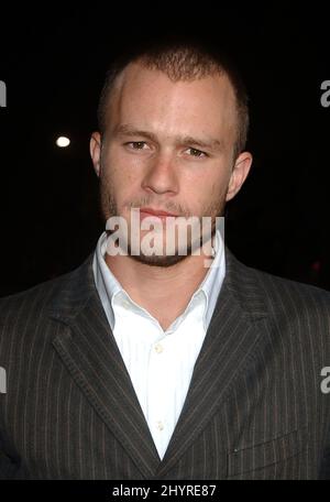 Heath Ledger attends "The Four Feathers" premiere held at the Mann ...