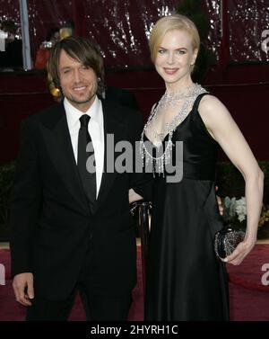 Nicole Kidman and Keith Urban arrive at the Oscars on Sunday, March 27 ...