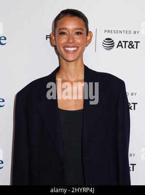 Dilone attending the 2021 Tribeca Film Festival 'The Novice' held at ...